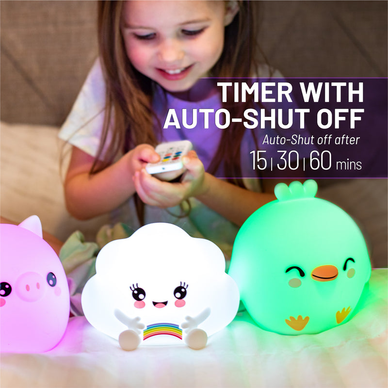 LumiPets® Kawaii Chick - Children's Nursery Touch Night Light - Lumieworld