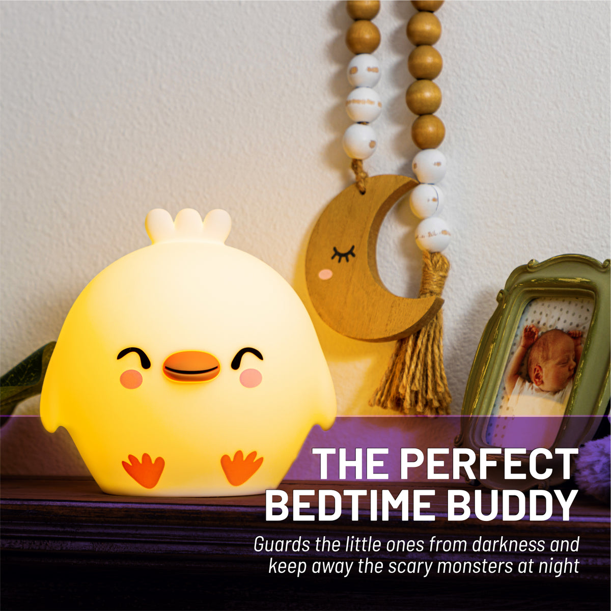 LumiPets® Kawaii Chick - Children's Nursery Touch Night Light - Lumieworld