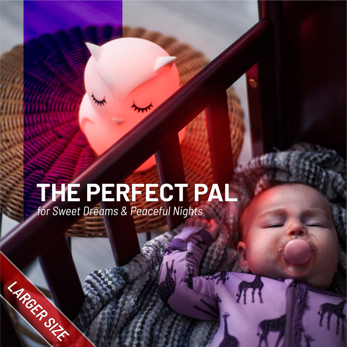 LumiPets® Opal the Owl- Children's Touch Night Light - Lumieworld